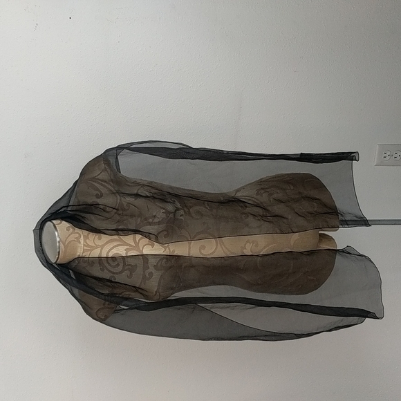 Cejon | Accessories | Sheer Black Sparkly Wrap | Poshmark